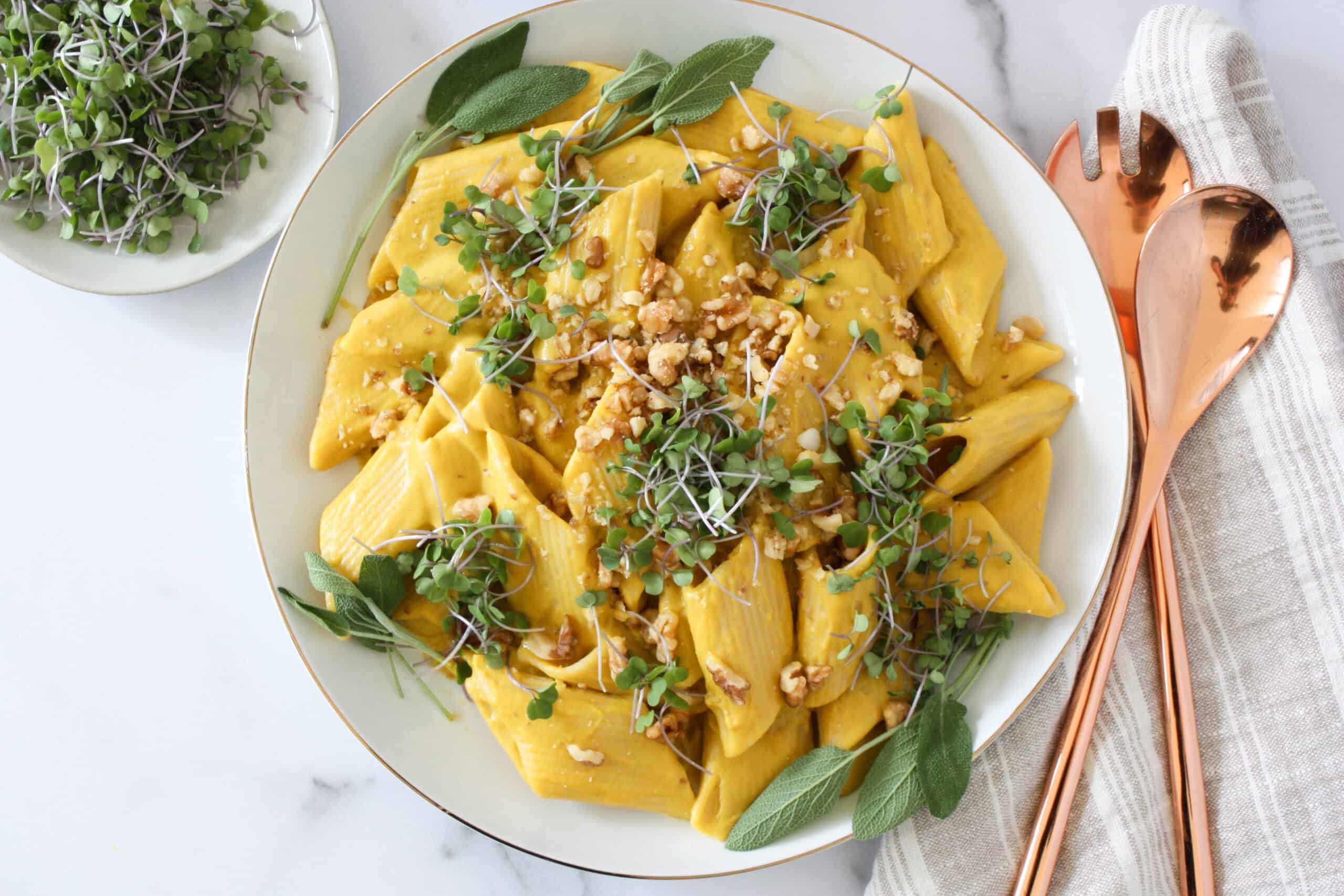 Roasted butternut squash pasta - Katy Rexing